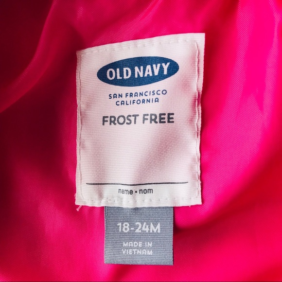 Old Navy | Jackets & Coats | Old Navy Frost Free Jacket | Poshmark